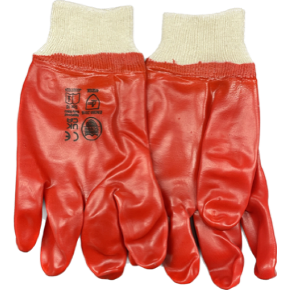 Gloves PVC Red - One Pair - Hydraulic Plant Services | Over 20,000 Plant Spare Parts in Stock