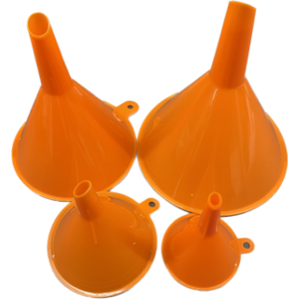 Funnel Set Of 4 - 2", 3", 3 3/4", 4 1/2" Diameters - Hydraulic Plant ...