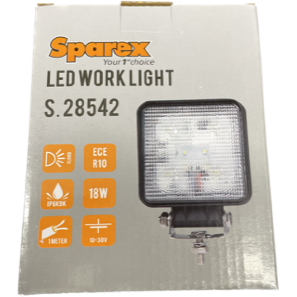 LED Work Light 1800 Lumens Digger Dumper Roller - Hydraulic Plant ...