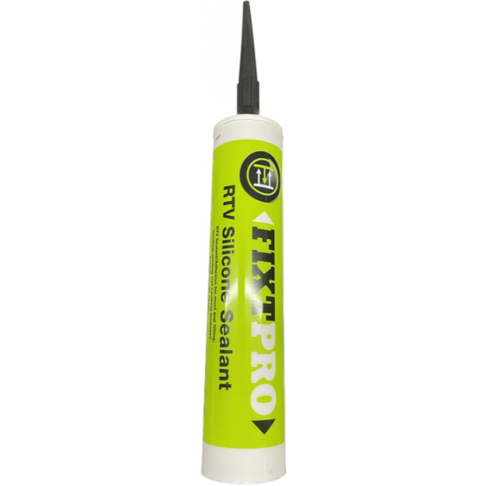 FIXT RTV Silicone Sealant 300ml BLACK Tube - Hydraulic Plant Services ...